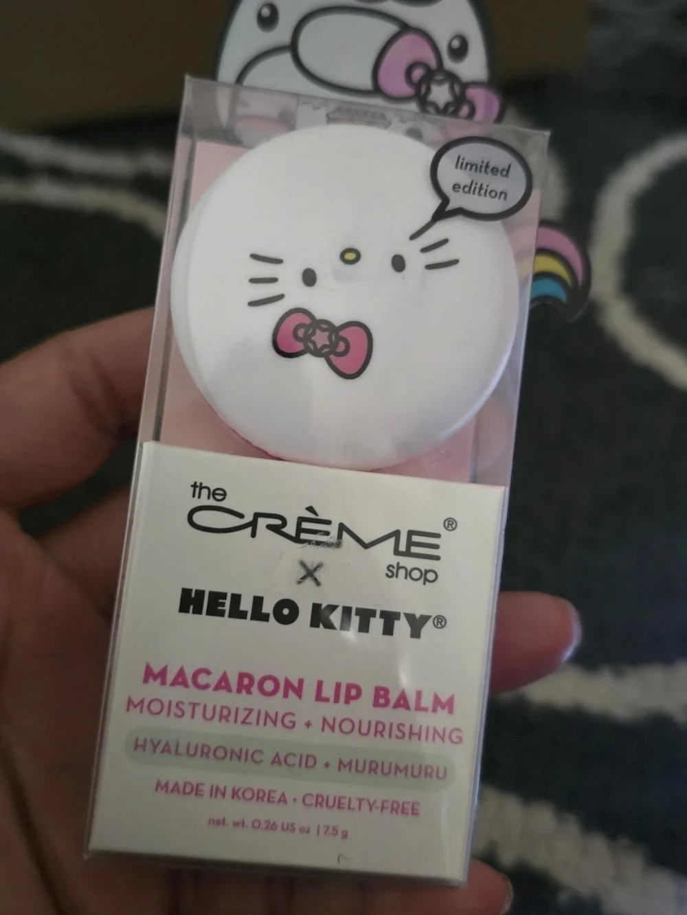 The Creme Shop | Makeup | The Crme Shop X Hello Kitty Macaron Lip Balm ...